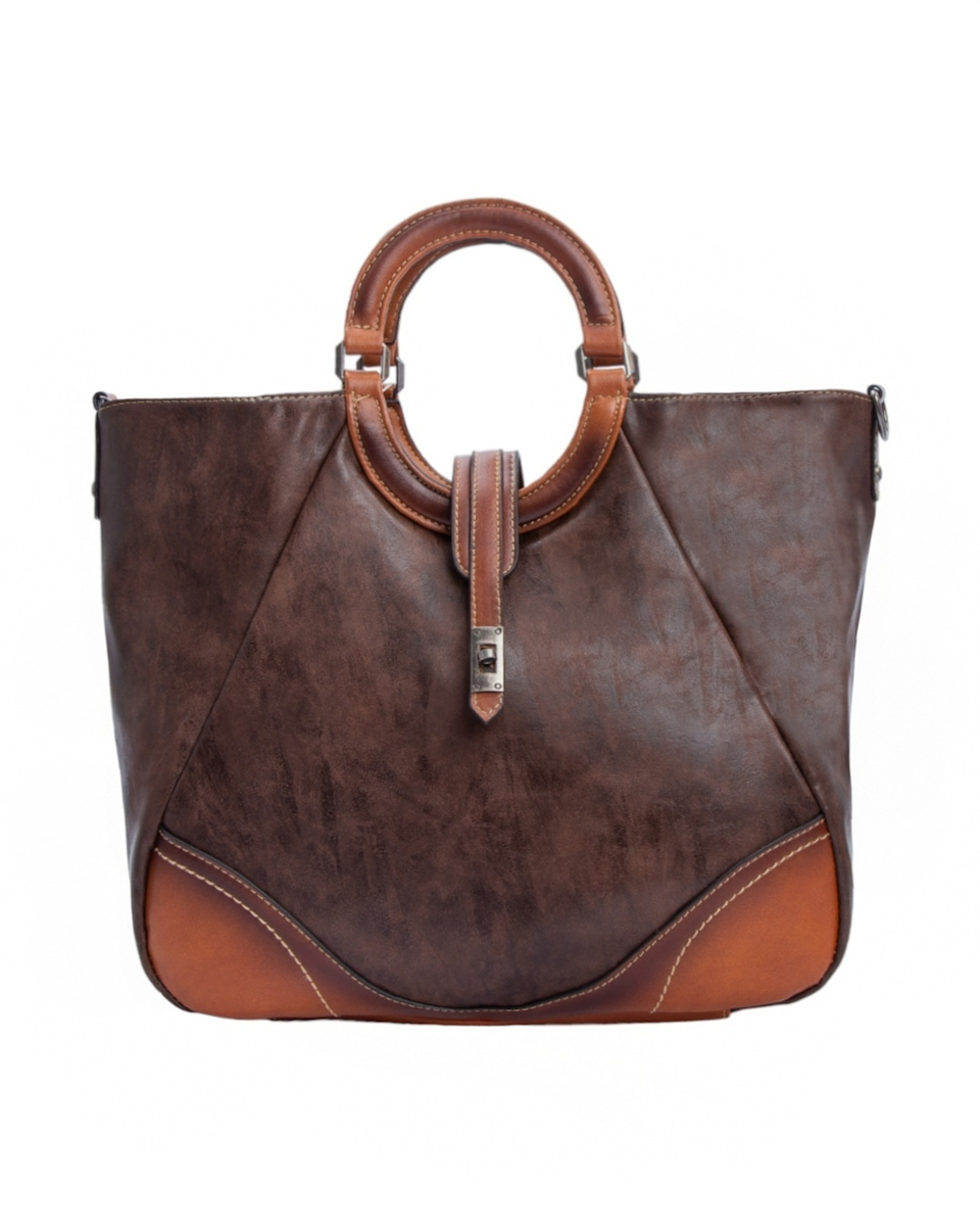 Bag to Bag Γυναικεία Τσάντα Ώμου Καφέ HM99546 | Skroutz.gr