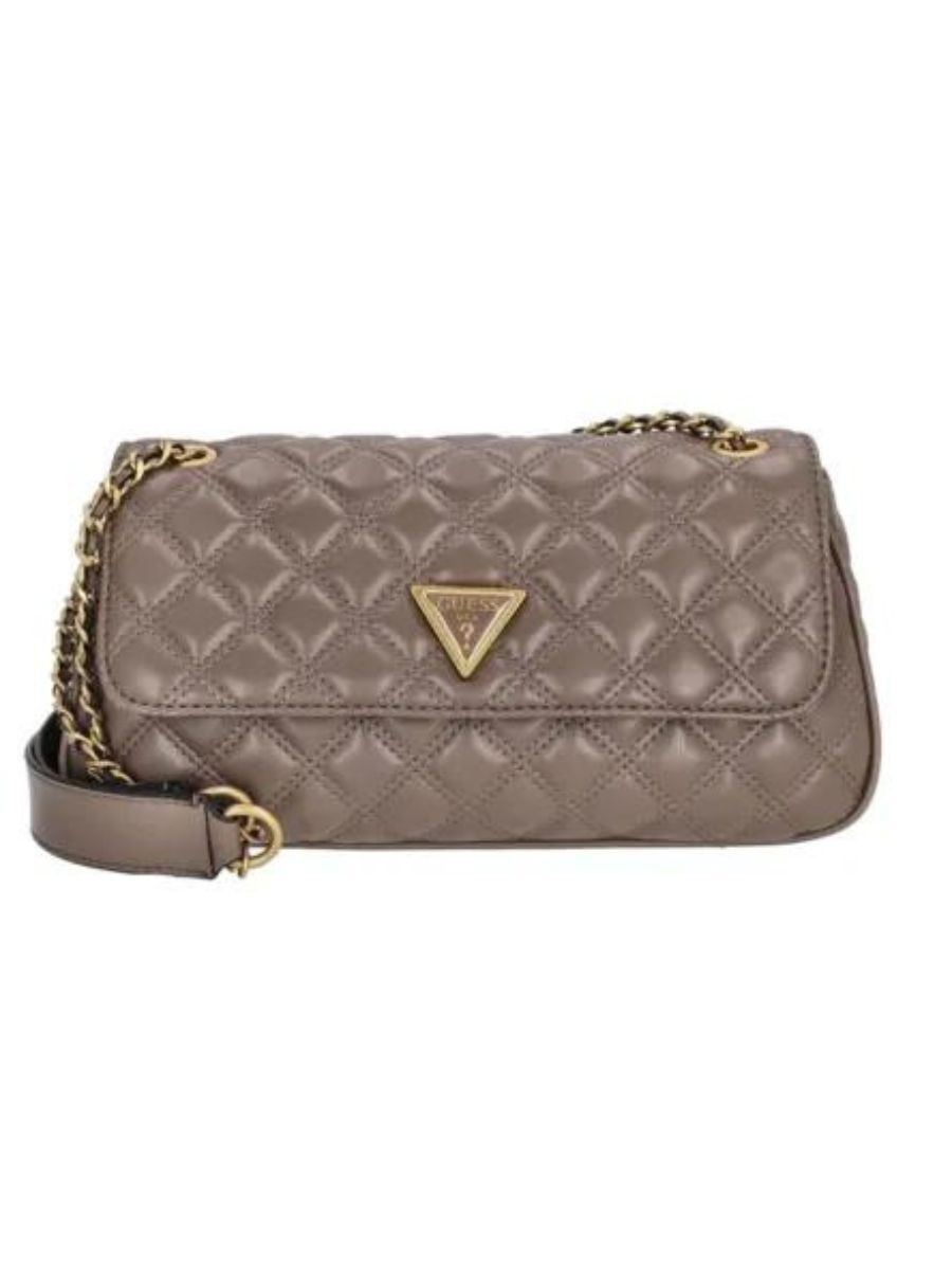 Guess Γυναικεία Τσάντα Ώμου Καφέ | Skroutz.gr