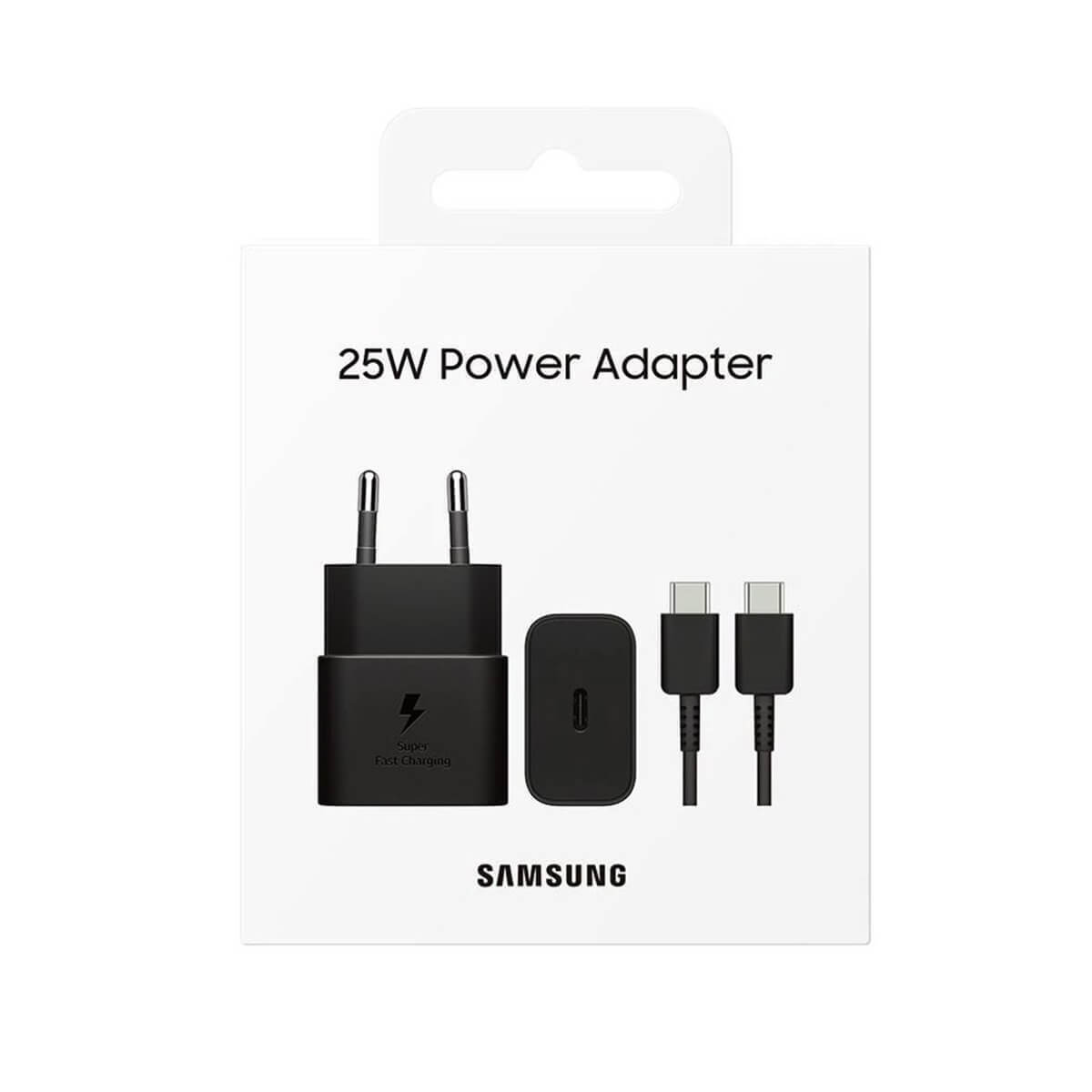 Samsung Φορτιστής με Θύρα USB-C και Καλώδιο USB-C - USB-C 25W Power ...