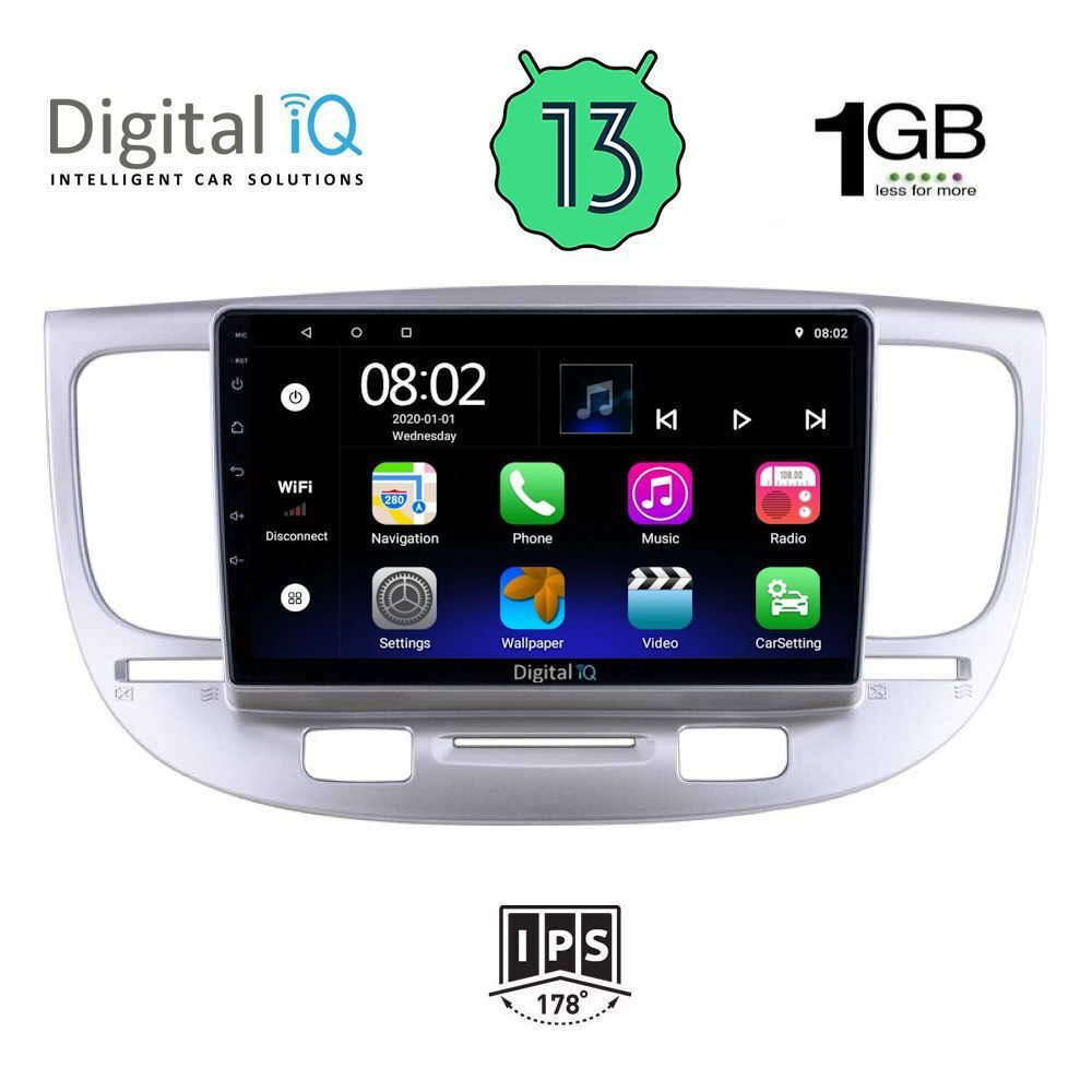 Digital IQ Ηχοσύστημα Αυτοκινήτου για Kia Rio 2005-2011 (Bluetooth/USB ...