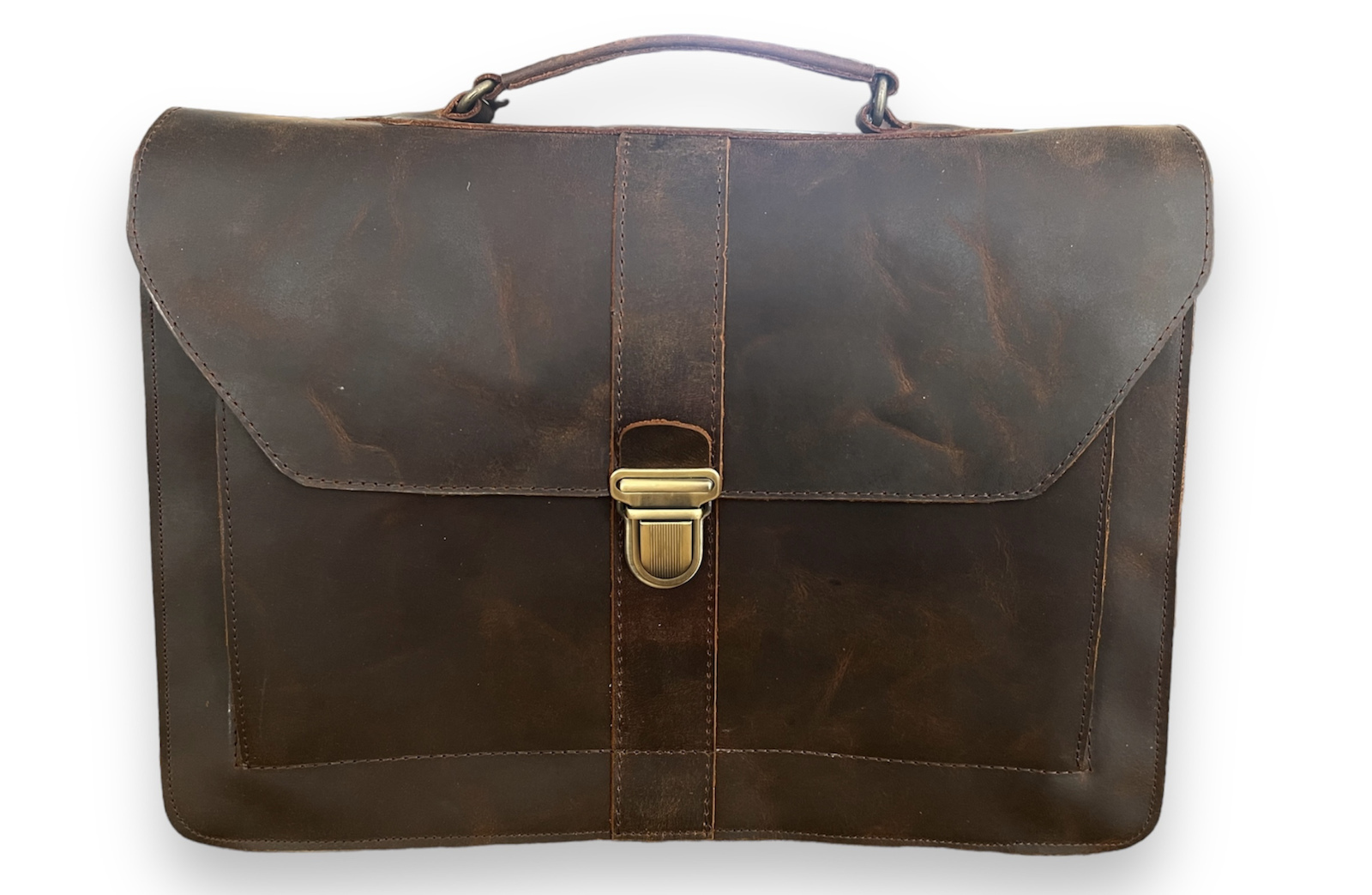 Bobags Δερμάτινος Ανδρικός Χαρτοφύλακας Καφέ 2022-96 | Skroutz.gr