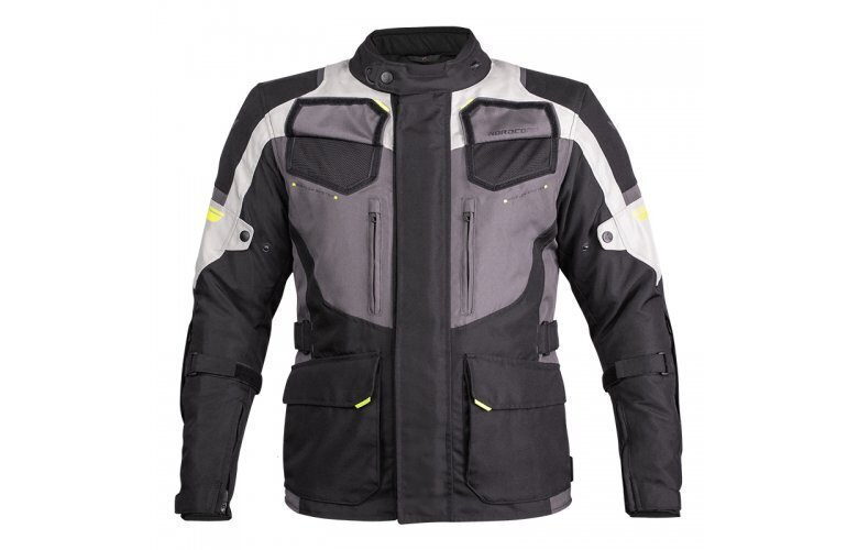 Nordcode Dust Ανδρικό Μπουφάν Μηχανής 4 Εποχών Αδιάβροχο Black/Grey NOR000JAC297 | Skroutz.gr