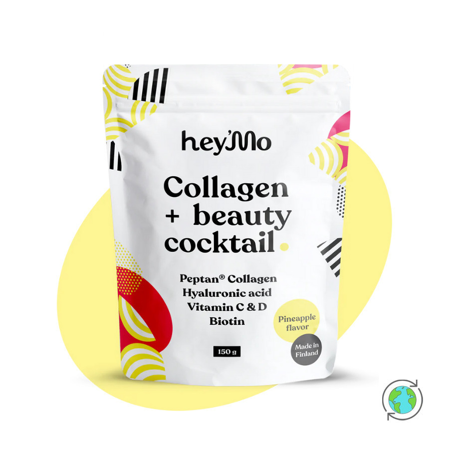 Hey'Mo Collagen & Beauty Cocktail 500mg 150gr Pineapple | Skroutz.gr