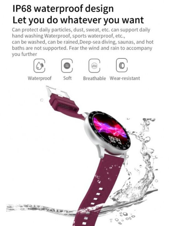 SW-27 Smartwatch με Παλμογράφο (Καφέ) | Skroutz.gr