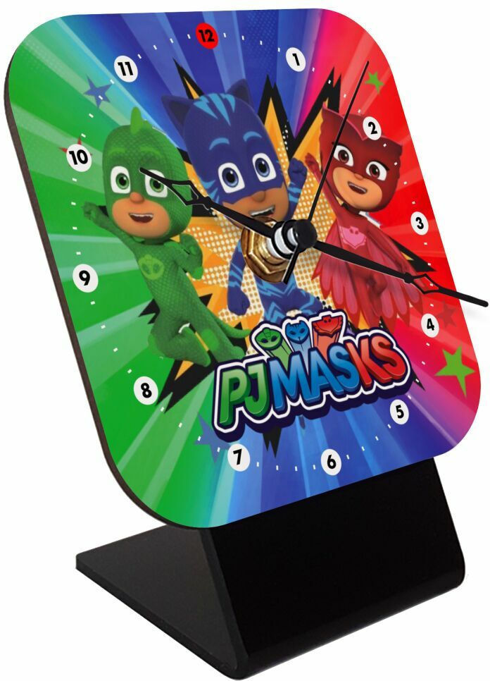 Pj Masks Επιτραπέζιο Ρολόι KP_3589_CLOCK-DESK-SQUARE | Skroutz.gr