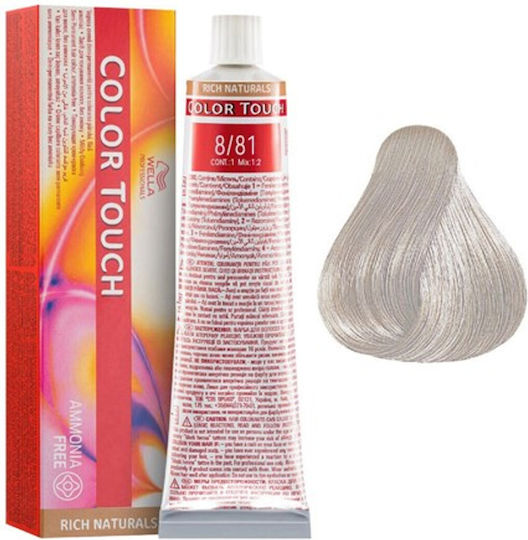 Wella Color Touch Rich Naturals Vopsea Temporară de Păr fără amoniac 8/ ...