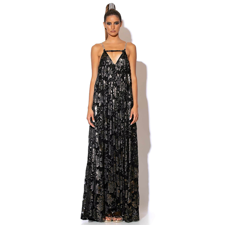 C-Throu Maxi Φόρεμα για Γάμο / Βάπτιση με Τούλι Black 2336012 | Skroutz.gr