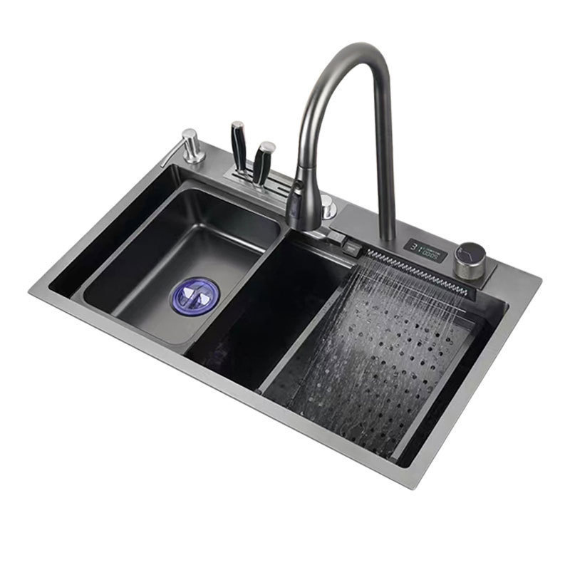 Wattarino Drop-In Kitchen Inox Satin Sink L75xW46cm | Skroutz.cy