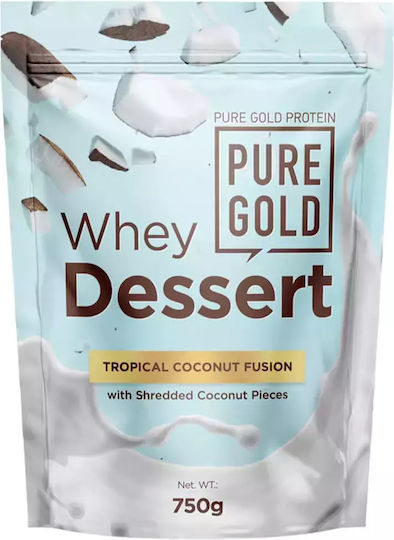 Pure Gold Protein Whey Dessert Πρωτεΐνη Ορού Γάλακτος με Γεύση Tropical ...
