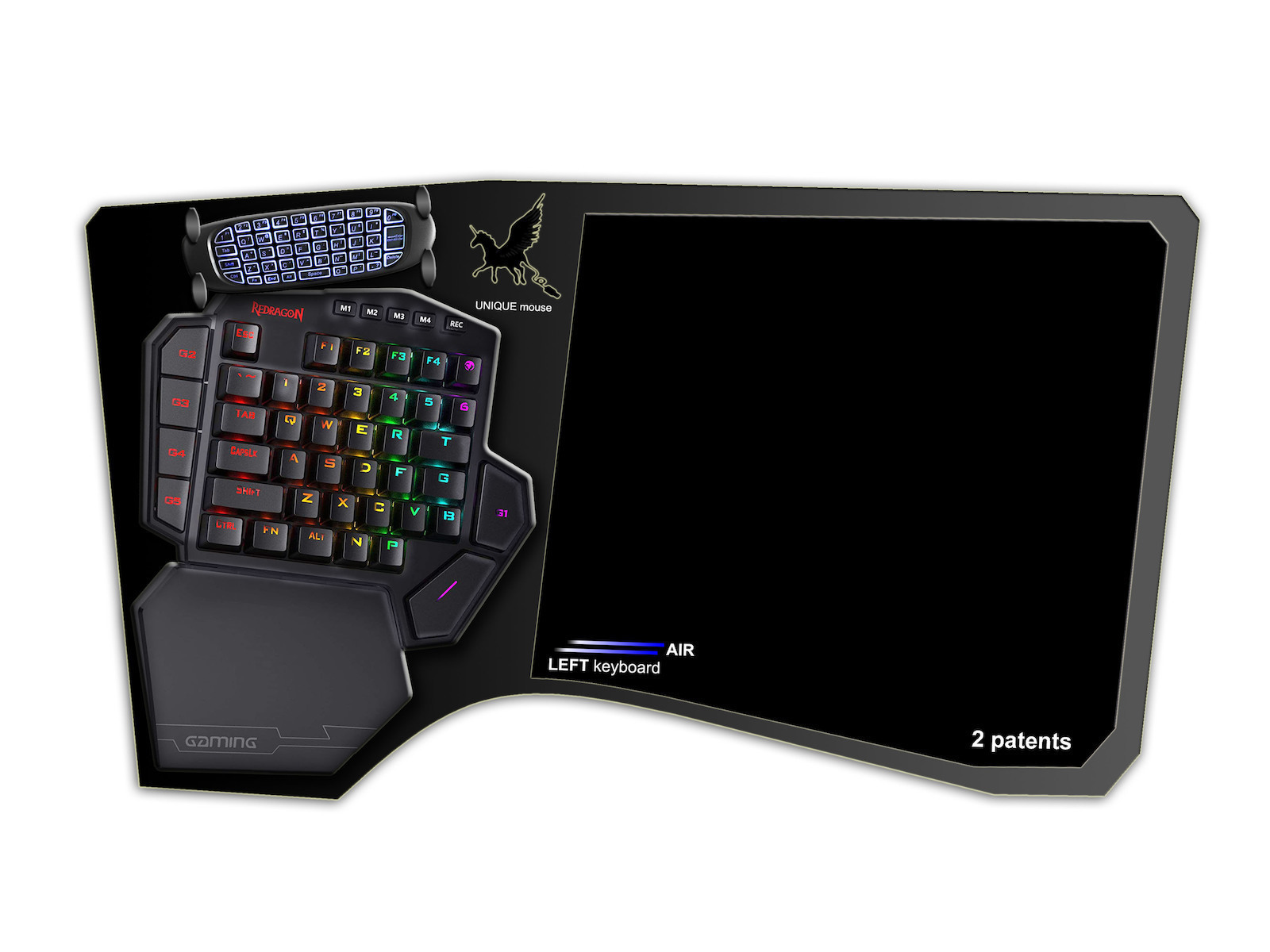 UNIQUEmouse LEFTkeyboard Gaming Keyboard για TV Εrgonomic keyboard για ...