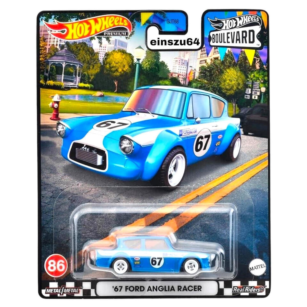Hot Wheels Boulevard - 62 Frd Anglia Modified Αυτοκινητάκι για 3+ Ετών ...
