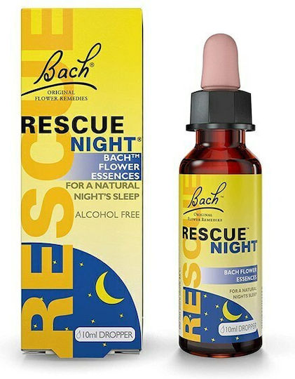 Bach Rescue Night Ανθοΐαμα σε Σταγόνες για Χαλάρωση 10ml | Skroutz.gr