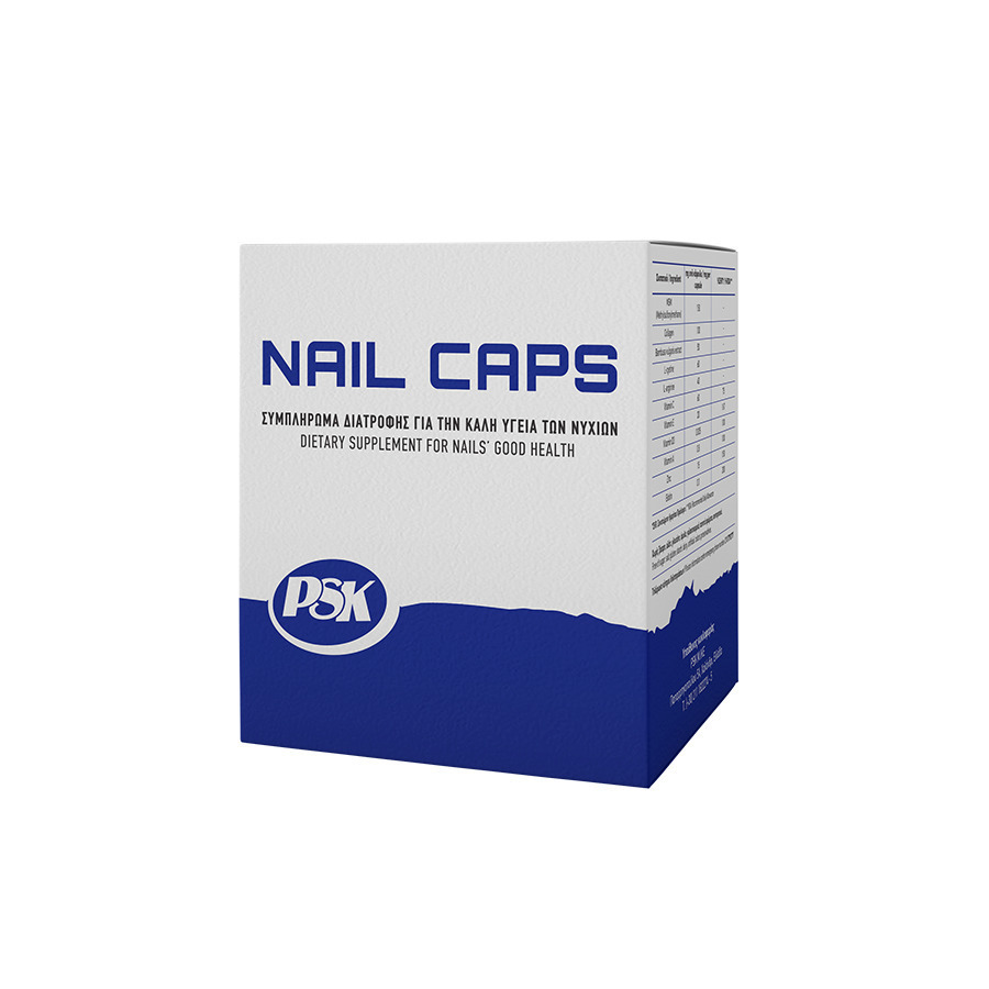 PSK Nail Caps Συμπλήρωμα για την Υγεία Αρθρώσεων & Οστών 30 κάψουλες ...