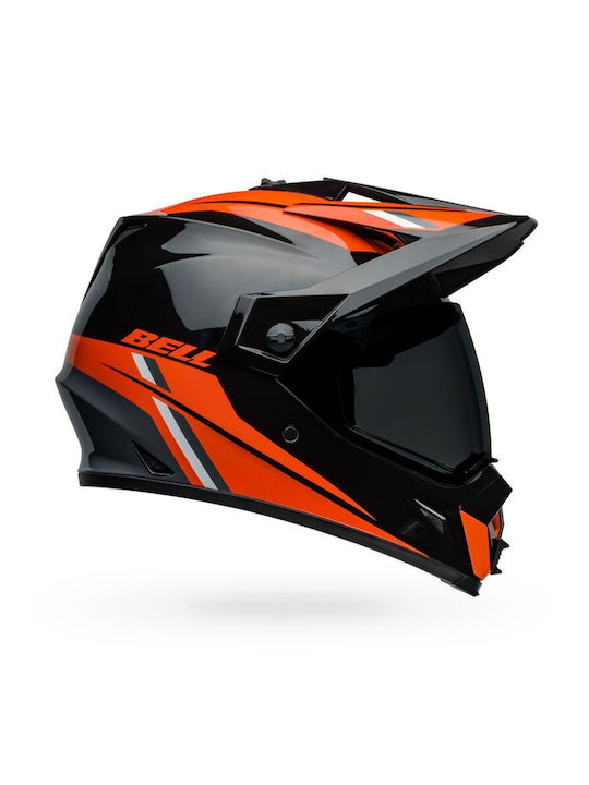 Bell MX-9 ADV Mips Μαύρο / Πορτοκαλί Κράνος Μηχανής On-Off DOT / ECE 22 ...