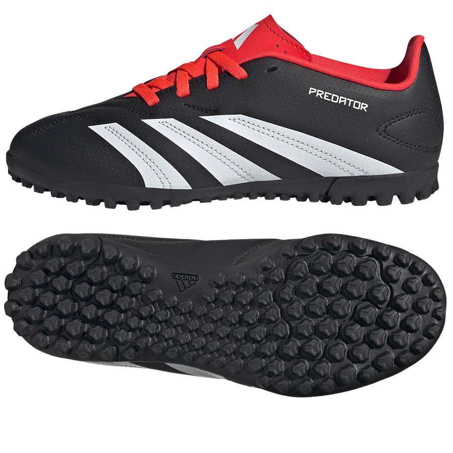 adidas Παιδικά Ποδοσφαιρικά Παπούτσια Predator Club με Σχάρα Core Black ...