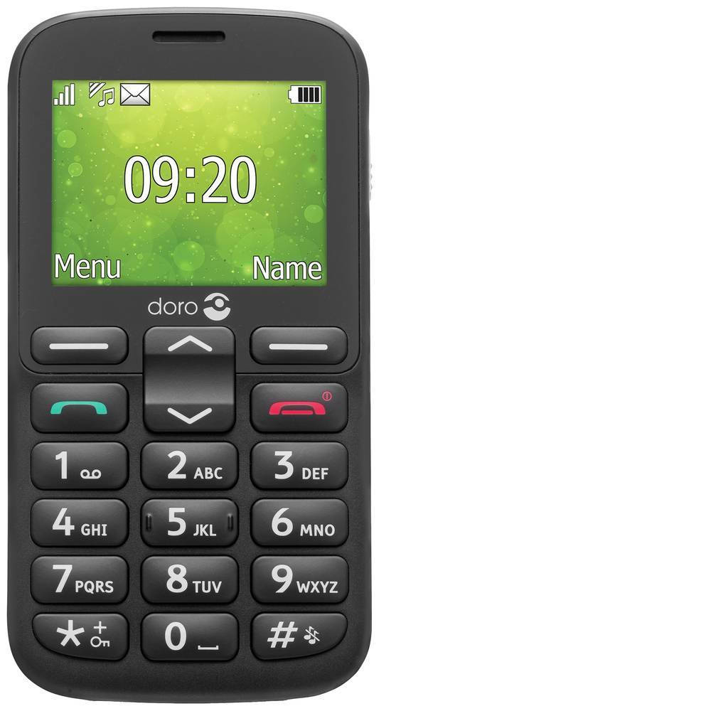 Doro 1380 Dual SIM Κινητό με Μεγάλα Κουμπιά (Αγγλικό Μενού) Μαύρο ...