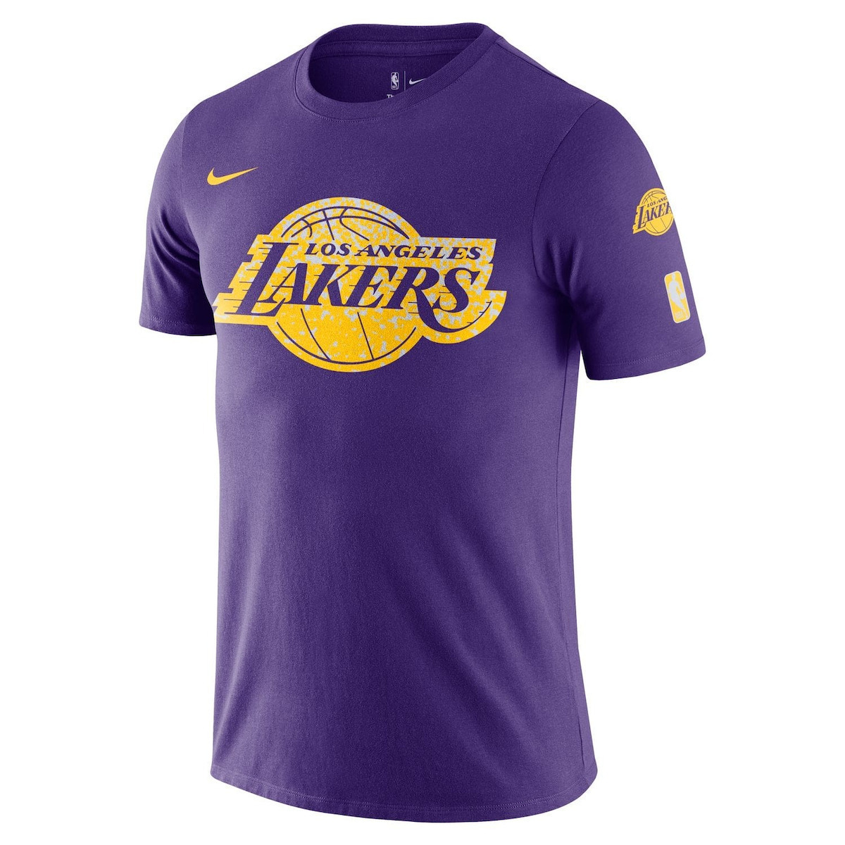 Nike NBA Los Angeles Lakers Essentials Αθλητικό T-shirt Μωβ FQ6198-504 ...
