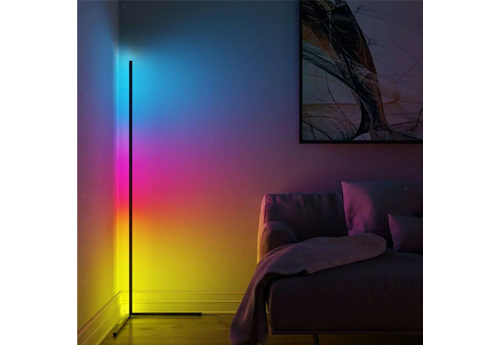 LED Φωτιστικό Δαπέδου με RGB Φως Μαύρο 10087 | Skroutz.gr