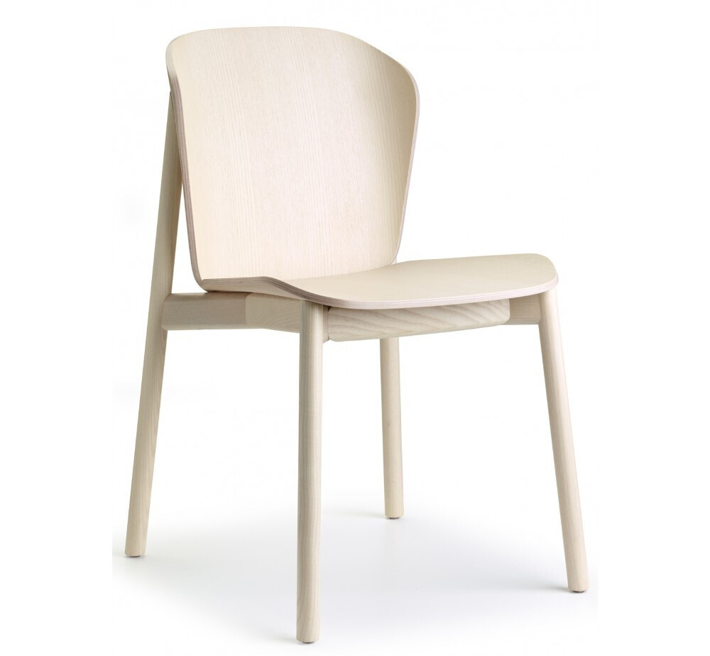 Finn All Art.2895 Ξύλινη Καρέκλα - Hw - White Stained Ash | Skroutz.gr