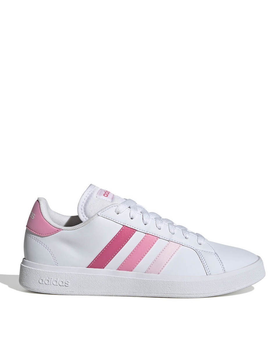 Adidas Grand Court Base 2 Γυναικεία Sneakers Λευκά ID3035 | Skroutz.gr