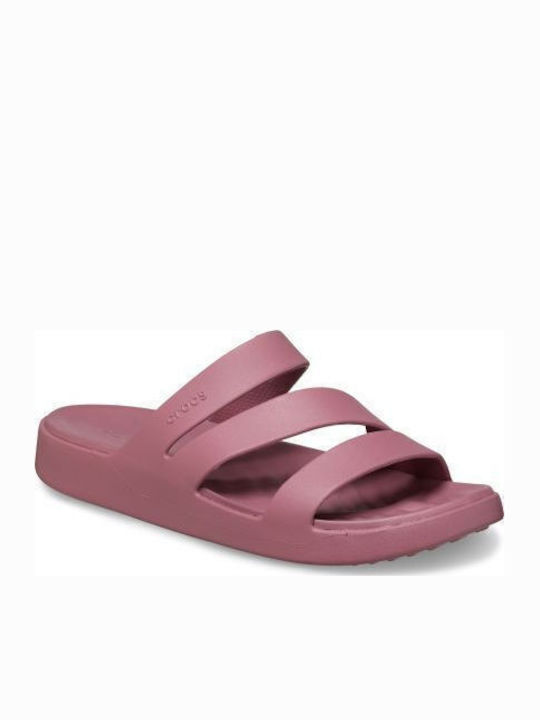 Crocs Strappy Σαγιονάρες σε Ροζ Χρώμα 209587-5PG | Skroutz.gr
