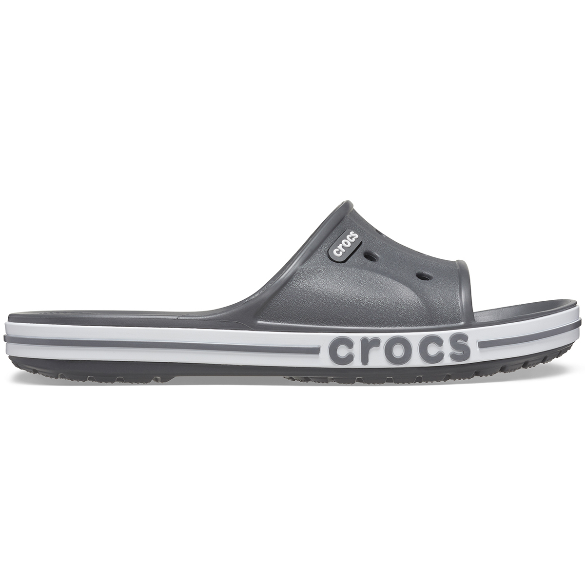 Crocs Bayaband Ανδρικά Slides Γκρι 205392-0DA | Skroutz.gr