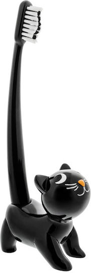 Pylones 39402 Βάση Στήριξης Οδοντόβουρτσας Πλαστική με Βεντούζα Μαύρη ...