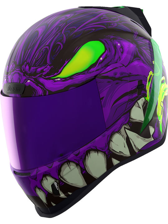 Icon Face Airform Mips Manik'rr Light Purple Κράνος Μηχανής Full Face ...