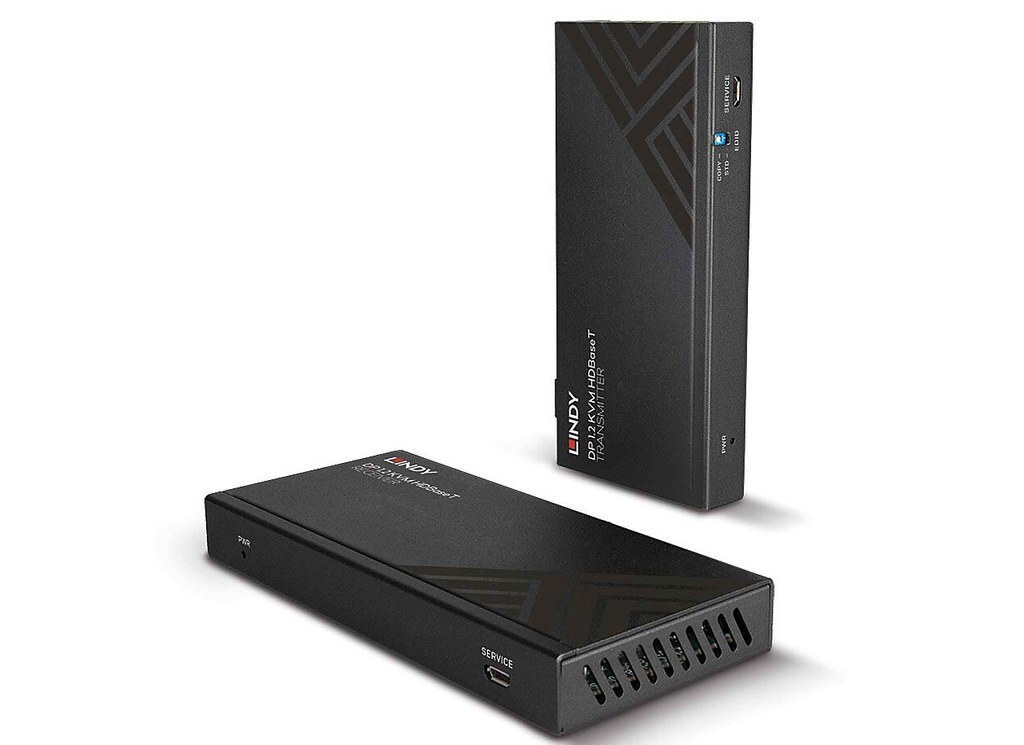 Kvm Switch Lindy 150m Cat.6 Displayport &usb Hdbaset Ext Ir/rs232 ...