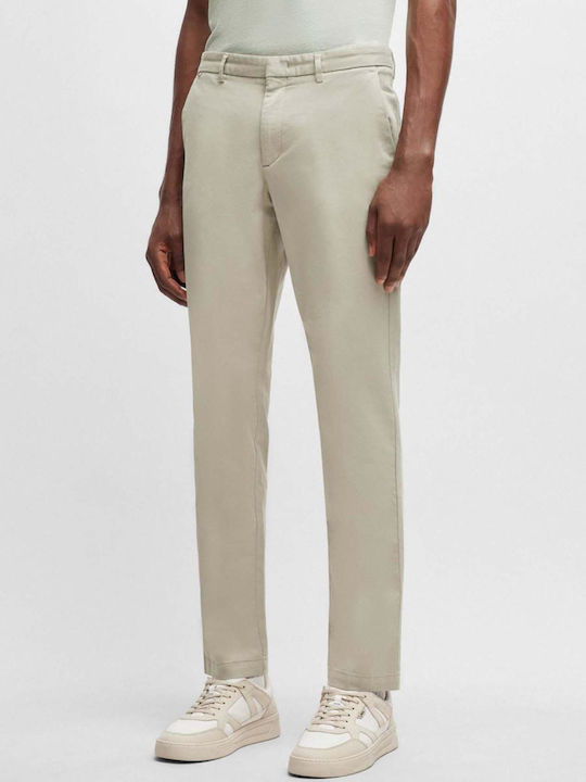 Hugo Boss Ανδρικό Παντελόνι Chino σε Slim Εφαρμογή Μαύρο 50487966-001 ...
