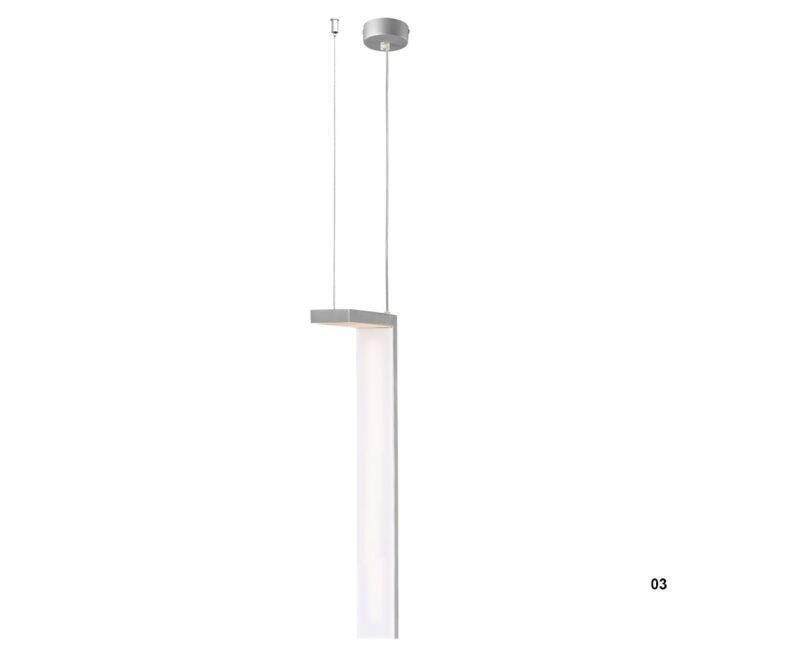 Luma Κρεμαστό Φωτιστικό LED με Θερμό Λευκό Φως για Ντουί G9 Ασημί ...