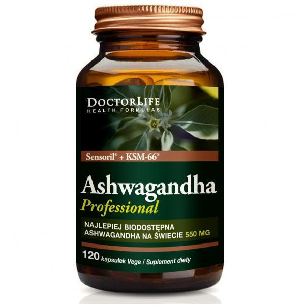 Doctor Life Ashwagandha Ksm-66+ Sensoril Root Extract 550mg Dietary ...