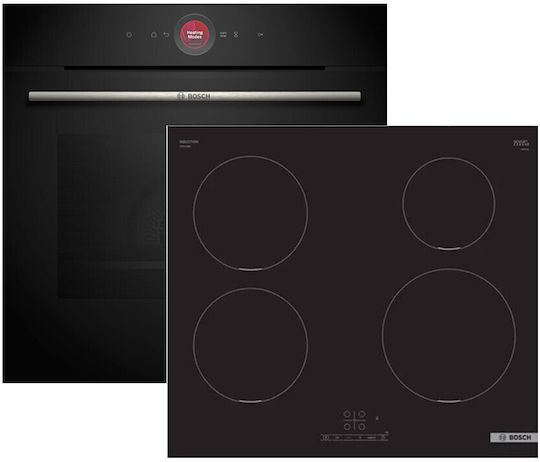 Bosch HBG7721B1 + PUE611BB5E Φούρνος άνω Πάγκου 71lt με Κεραμικές ...