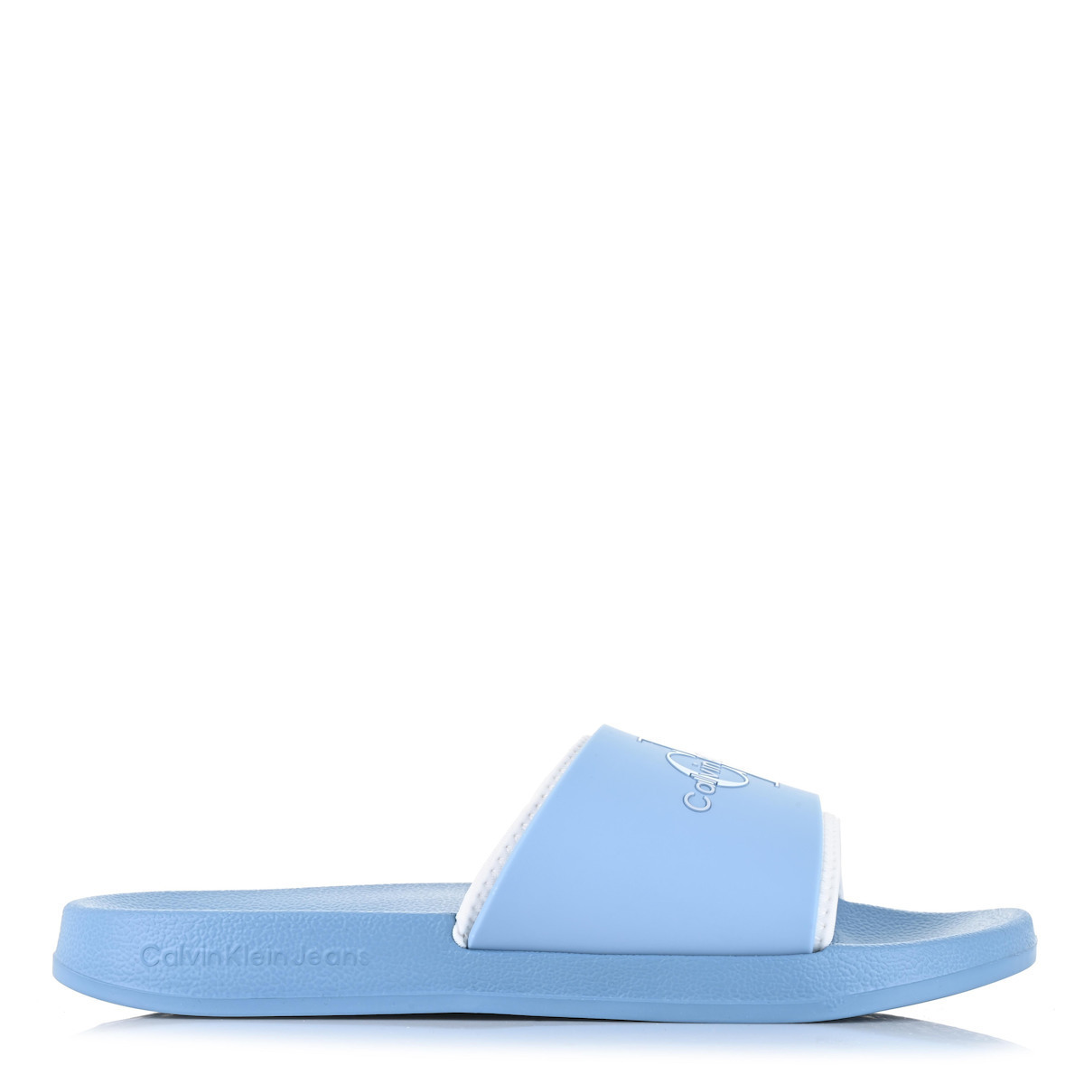 Calvin Klein Monogram Slides σε Γαλάζιο Χρώμα YW0YW00585-0G2 | Skroutz.gr