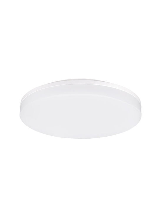 Bot Lighting Κλασική Μεταλλική Πλαφονιέρα Οροφής με Ενσωματωμένο LED σε ...