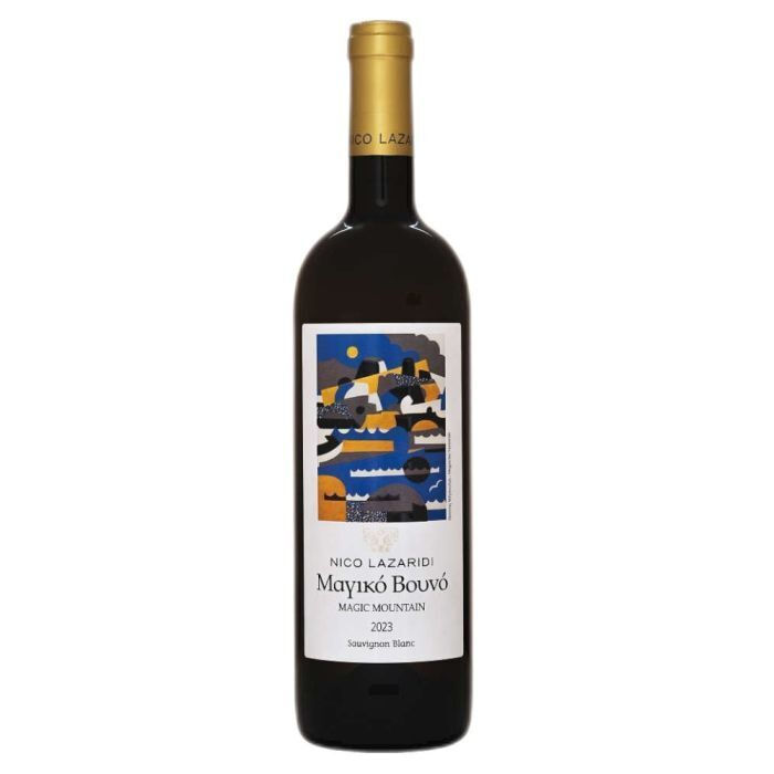 Nico Lazaridi Κρασί Μαγικό Βουνό Sauvignon Blanc Λευκό Ξηρό 750ml ...