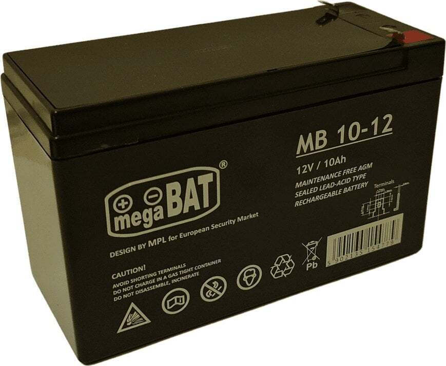 Megabat Μπαταρία UPS με Χωρητικότητα 10Ah και Τάση 12V AKU.12V-10AH ...