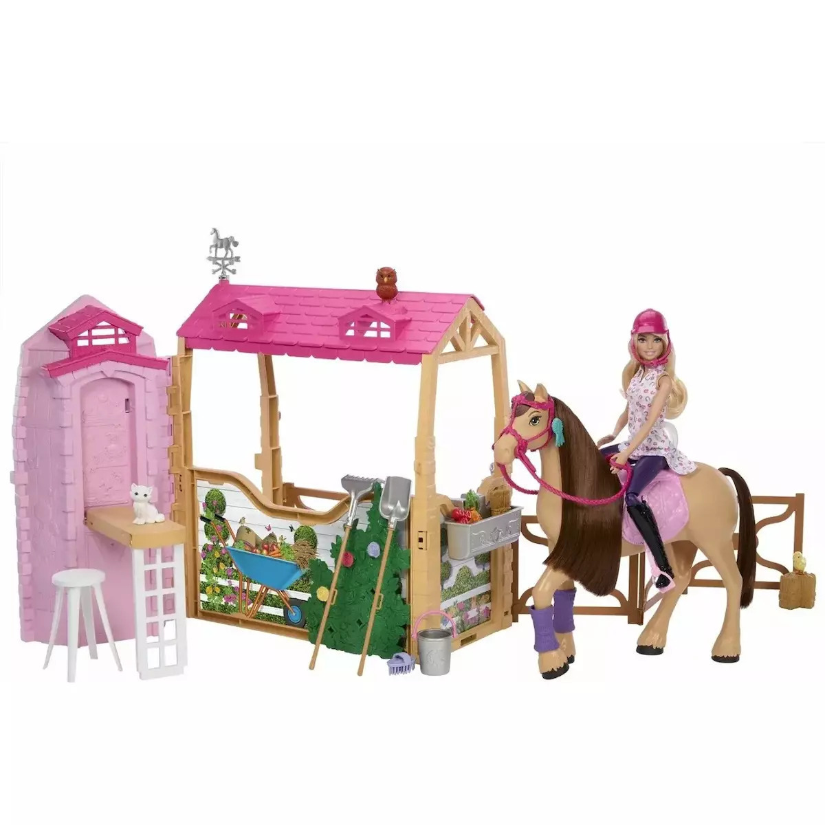 Barbie Mysteries The Great Horse Chase Ultimate Stable Σετ Κούκλας για ...