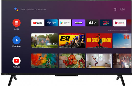 Toshiba Smart Τηλεόραση 65" 4K UHD LED 65QA2363DG (2024) | Skroutz.gr