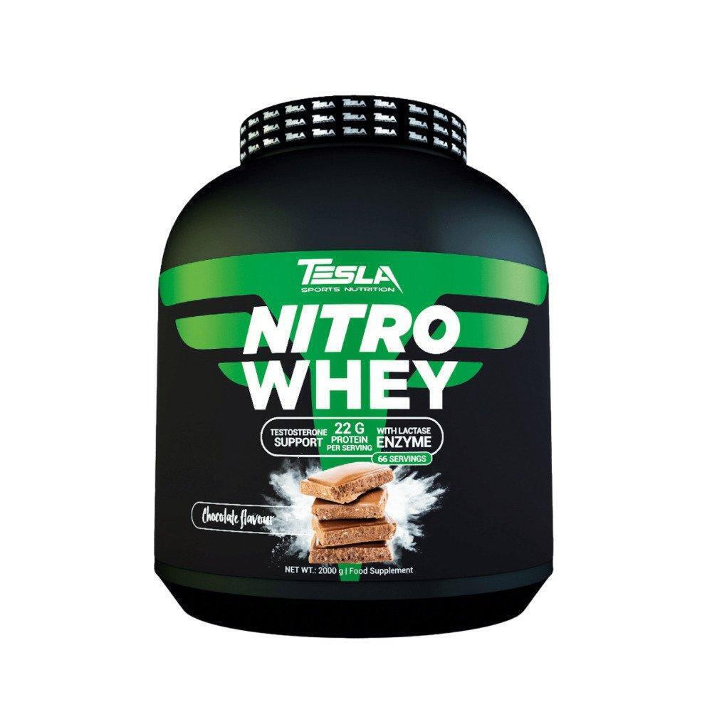 Tesla Nitro Whey Πρωτεΐνη Ορού Γάλακτος Χωρίς Γλουτένη με Γεύση ...