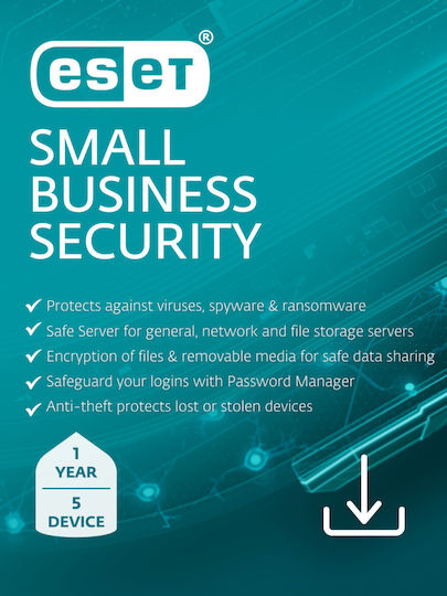 Eset Small Business Security για 5 Συσκευές και 1 Έτος Χρήσης ...