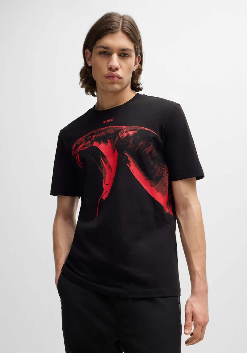 Hugo Boss T-shirt Μαύρο 50519013-001 | Skroutz.gr