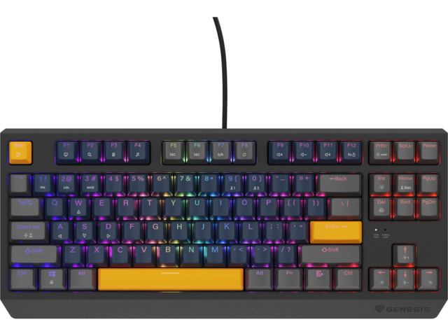Genesis Thor 230 TKL Gaming Μηχανικό Πληκτρολόγιο Tenkeyless με Outemu ...