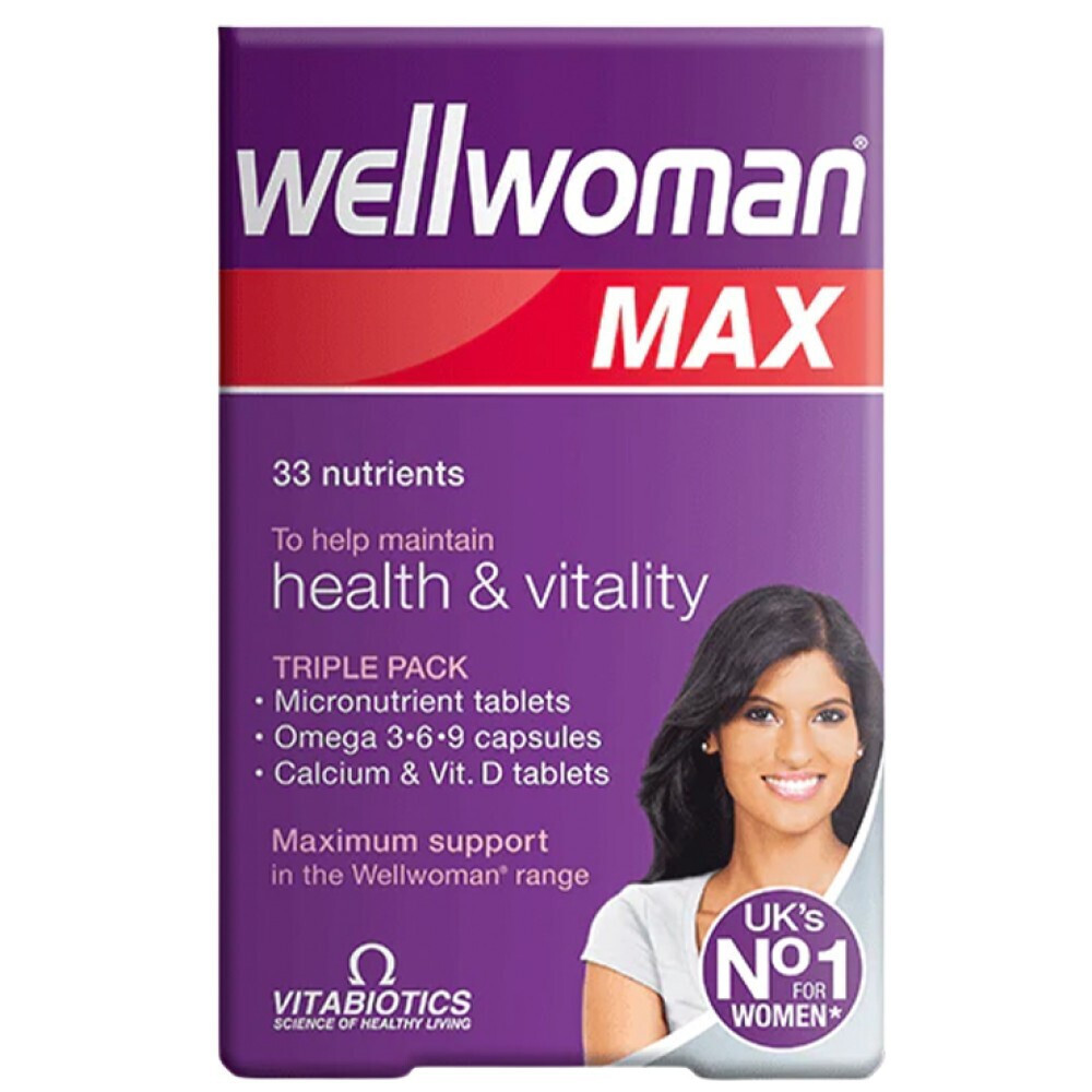Vitabiotics Wellwoman Max Ειδικό Συμπλήρωμα Διατροφής 84 κάψουλες ...