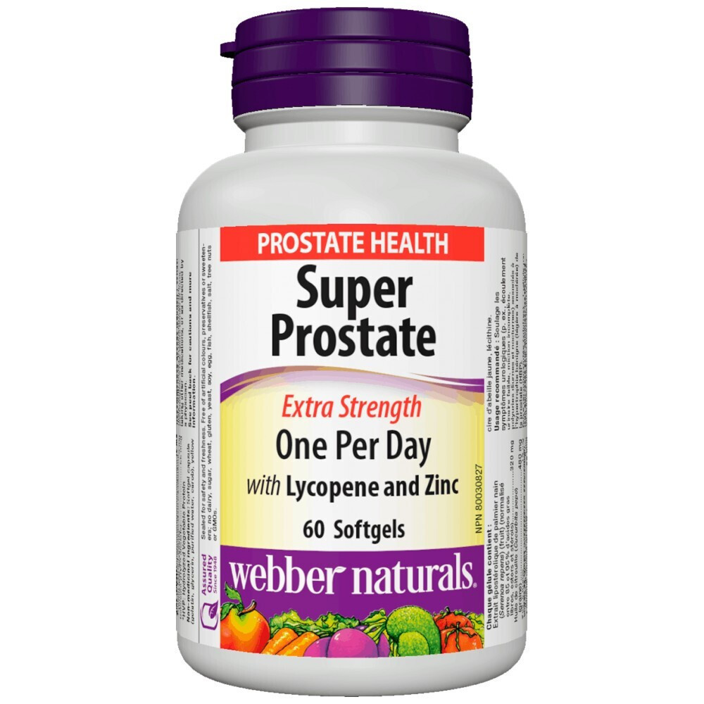 Webber Naturals Super Prostate Συμπλήρωμα για την Υγεία του Προστάτη 60 ...