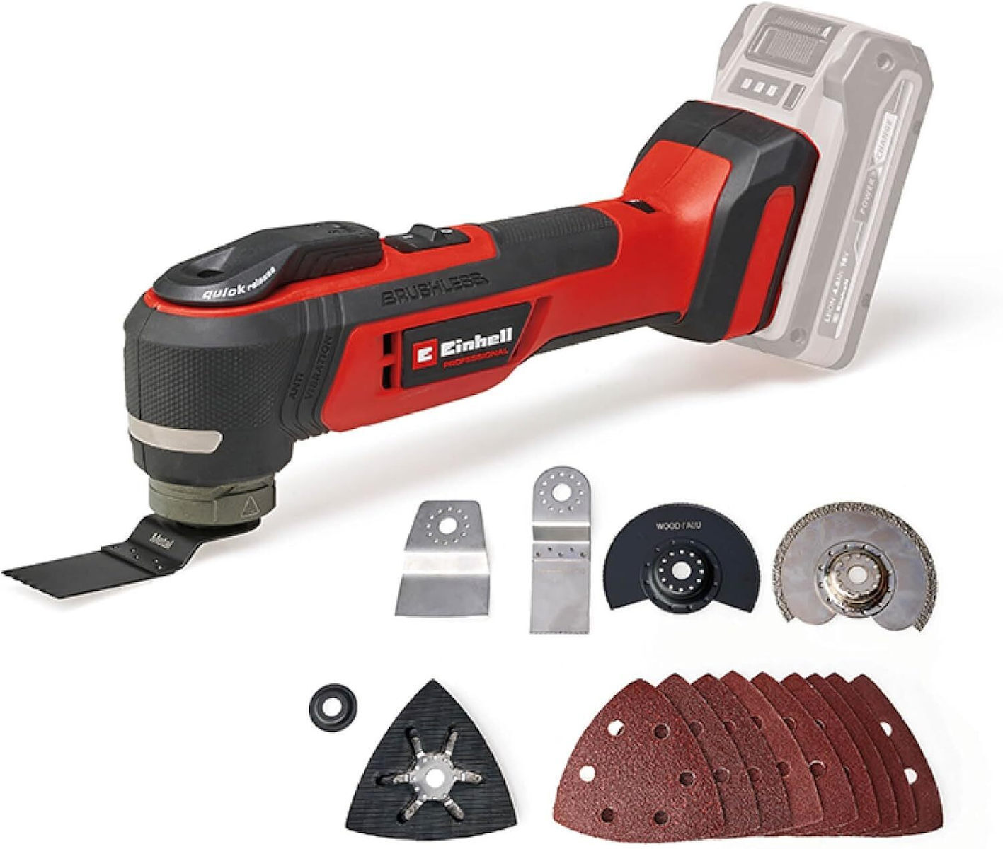 Einhell TP-MG 18 Li Παλινδρομικό Πολυεργαλείο Brushless 18V Solo με ...