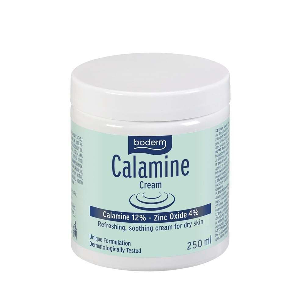Boderm Calamine Ενυδατική Κρέμα Σώματος για Ξηρές Επιδερμίδες 250ml ...