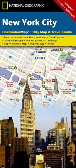 New York City National Geographic Maps Sheet Map Folded | Skroutz Βιβλία