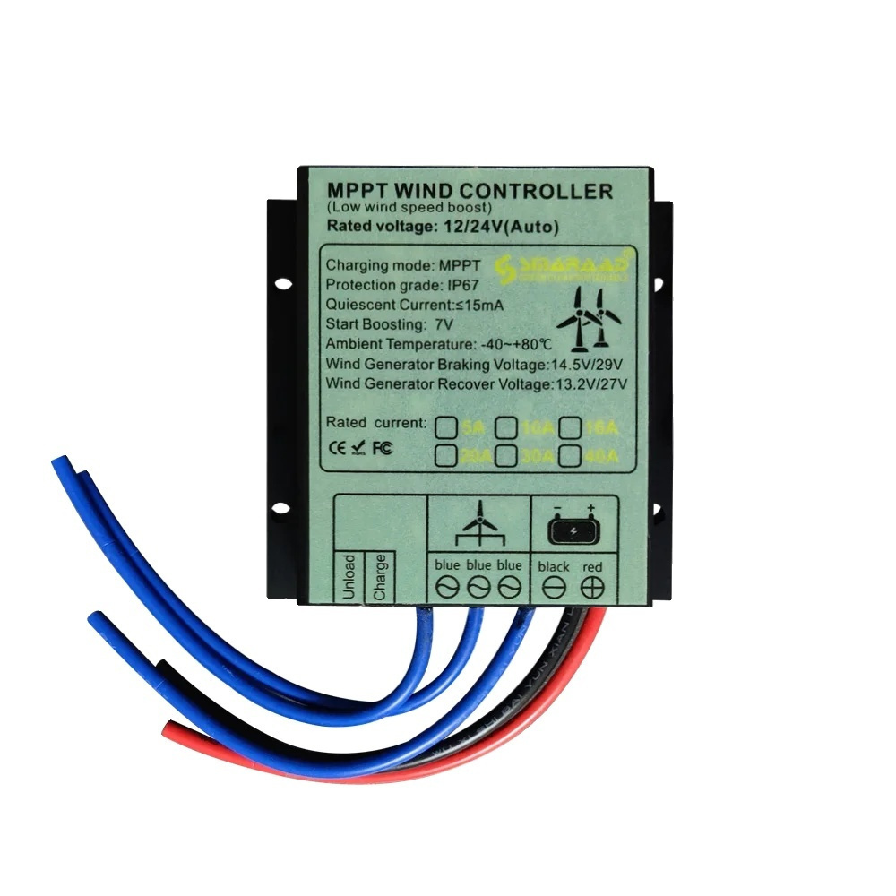 Mppt Wind Controller 40a Maximum Current 12v/24v Auto Mppt-b 30a 48v ...