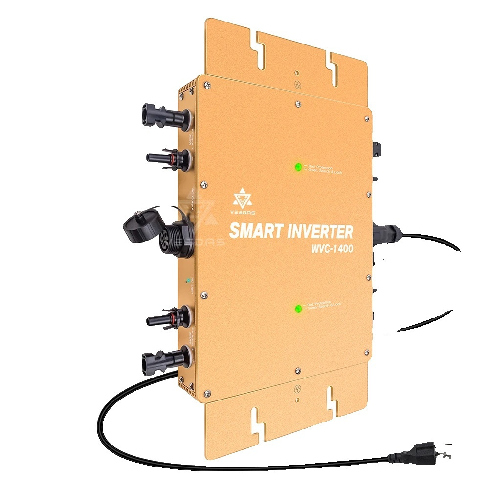 Solar Grid Connected Micro Inverter 1400w Output Ip65 Waterproof 220v ...